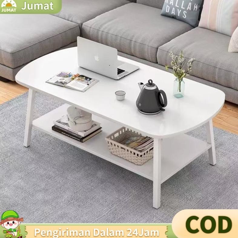 Jual Meja Tamu Kayu 2 Tingkat Living Room Center Table Coffee Table ...