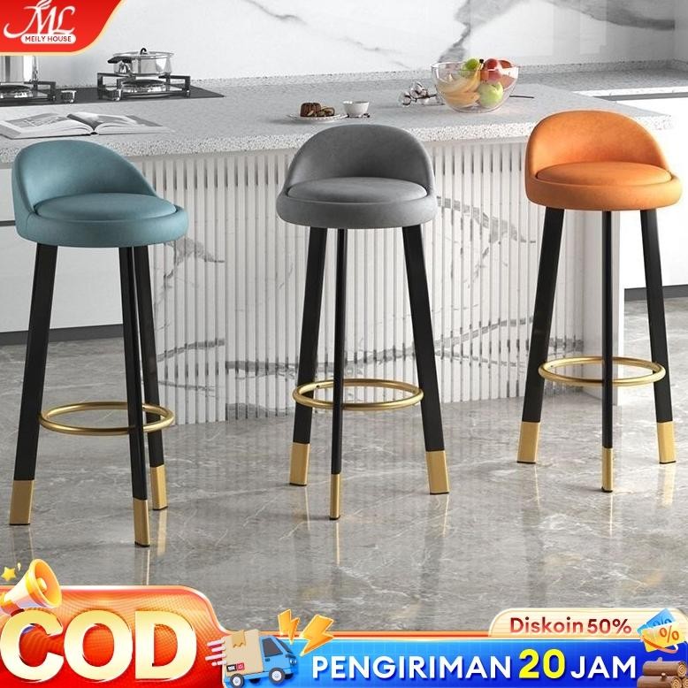 Jual Kursi Bar 70cm Kursi Cafe Kursi Dapur Kursi Bar Informa Kursi Besi ...