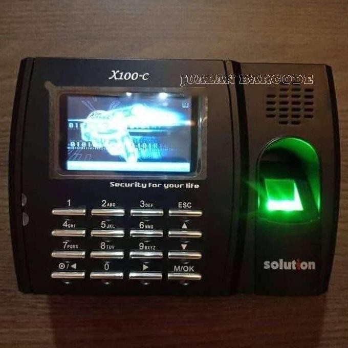 Jual Solution X100c Fingerprint mesin absensi | Shopee Indonesia
