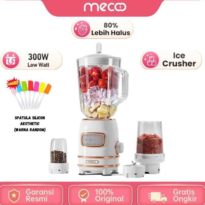 Jual Tersedia Mecoo Most Aesthetic 4 in 1 Blender Ice Crusher Juicer ...