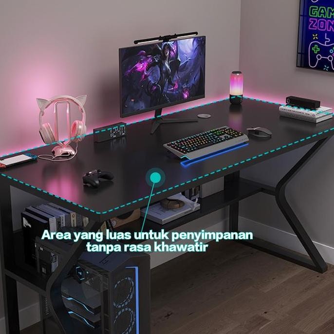 Jual etife Meja Komputer / Meja Gaming / Meja Komputer 140cm / Meja ...