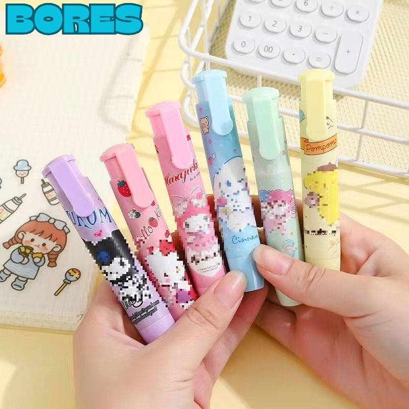 Jual BORES Penghapus Pensil Mekanik Karakter Lucu Bentuk Pulpen Cute ...