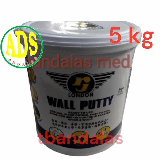 Jual Dempul Plamir Tembok Rj Wall Putty 5 Kg | Shopee Indonesia