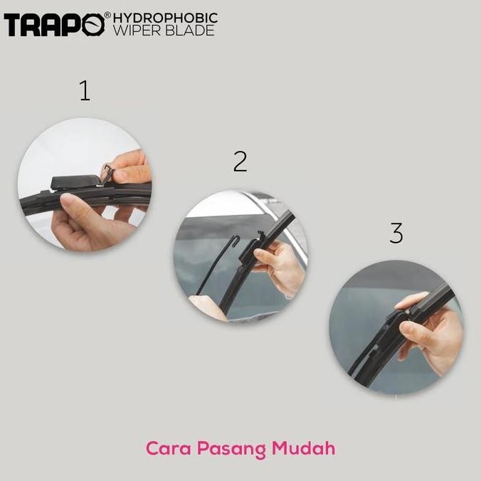 Jual Trapo Hydrophobic Wiper Blades Trapo Wiper Mobil Mitsubishi ...