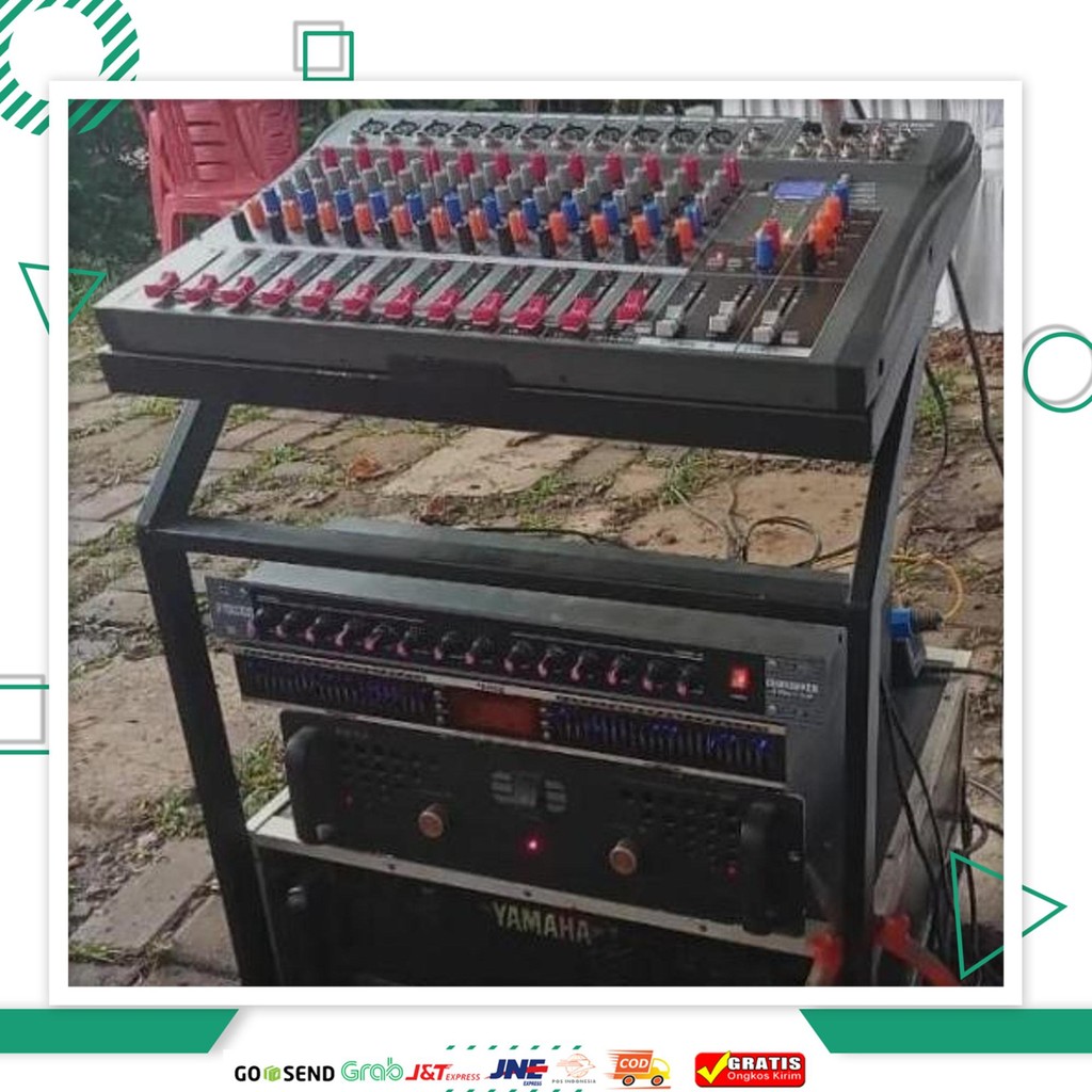 Jual Gratis Ongkir Rak Mixer/Rak Power/Rak Audio 9U ( Bahan Full Besi ...