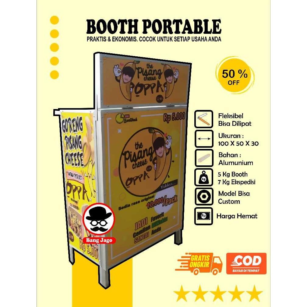 Jual marr booth portable/ booth lipat/ gerobak lipat/ gerobak/ rombong ...