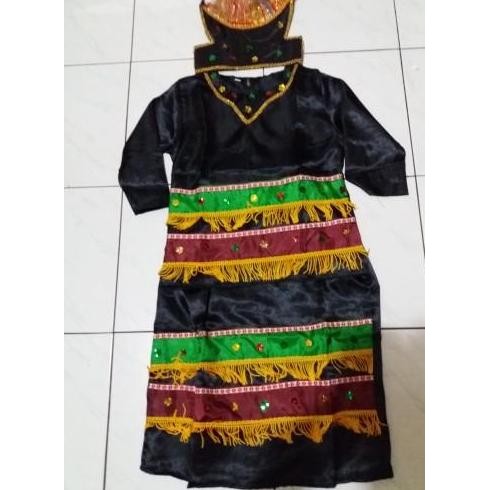 Jual Baju adat papua TK & SD // Baju papua // Pakaian adat irian satin ...
