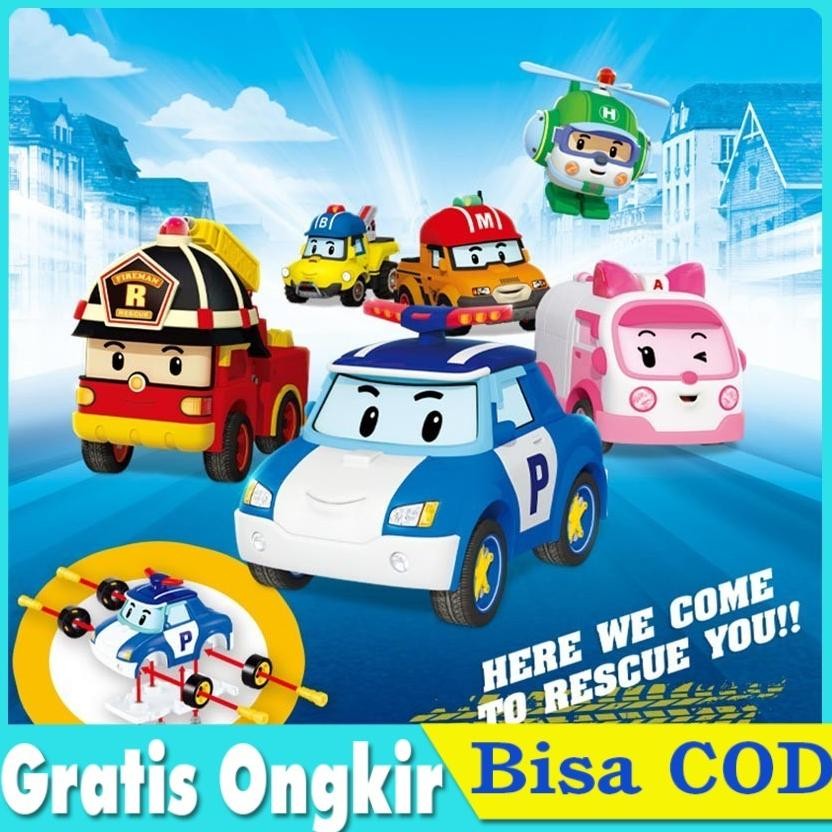 Jual Mainan Robot Transformers Robocar Poli - Robot Bisa Jadi Mobil ...