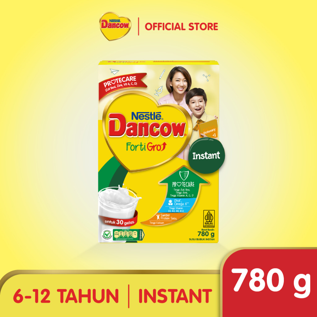 Jual DANCOW Fortigro Susu Bubuk Susu Anak Instant 780g | Shopee Indonesia