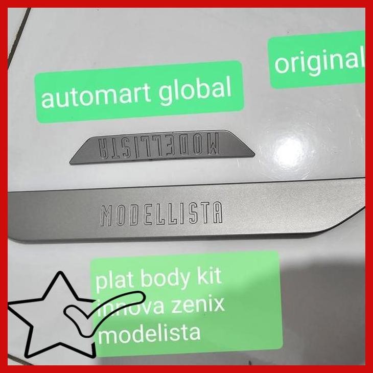 Jual [AMG] PLAT BODY KIT MODELISTA INNOVA ZENIX SET ORIGINAL | Shopee ...