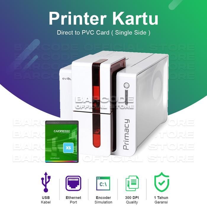 Jual Evolis Primacy Card Printer With Duali Encoder Single Sided ...