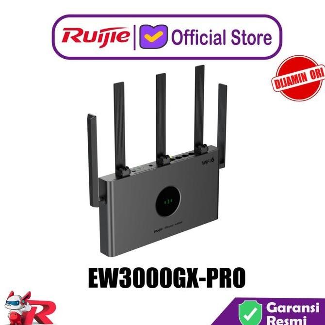 Jual Router Ruijie Rg-Ew3000Gx Pro 3000M Wi-Fi 6 Dual-Band Gigabit ...
