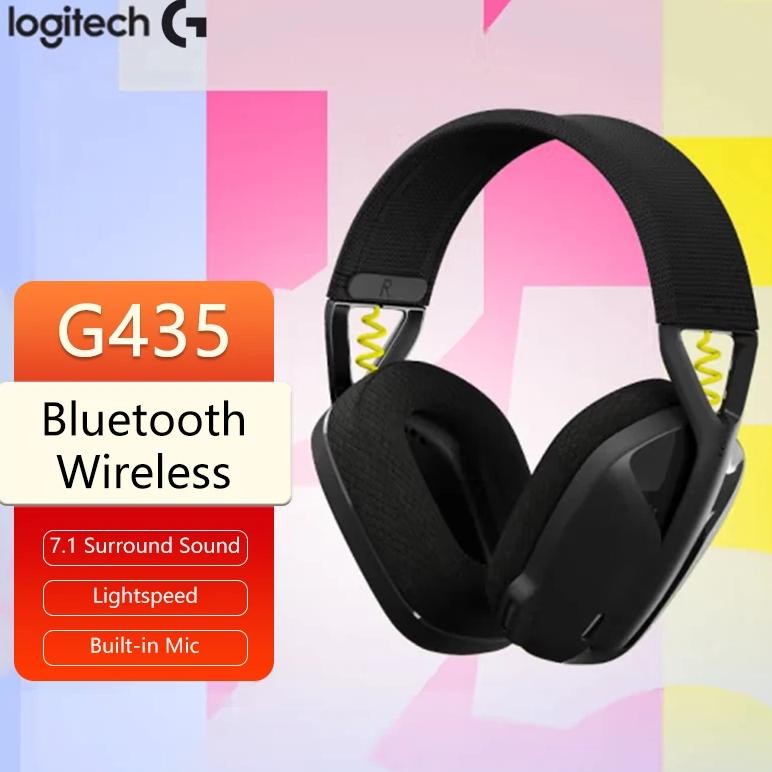 Jual Logitech G435 Lightspeed Bluetooth Wireless Gaming Headset ...