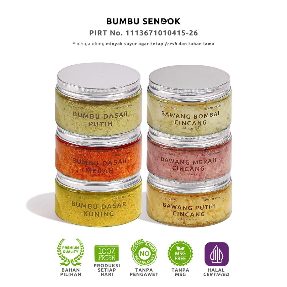Jual Paket 6 Jar 200GR Bawang Bumbu Dasar BUMBU SENDOK Halus Dapur ...