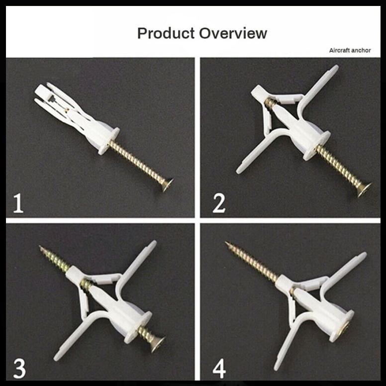Jual See-97 50 PcsExpanding Anchors Aircraft/Butterfly Expansion Bolt ...