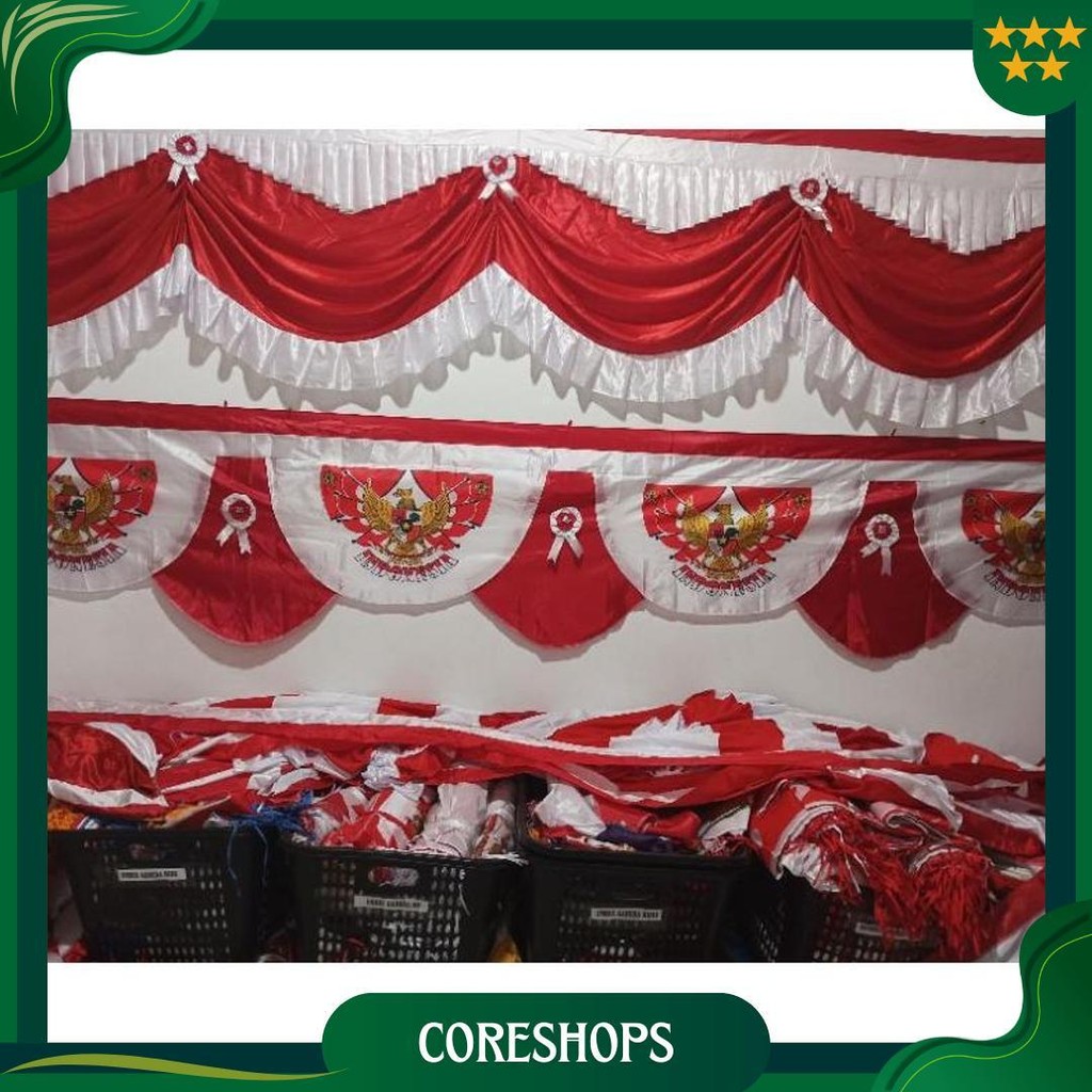 Jual Bendera Panjang Merah Putih Model Garuda Danamon Untuk Kantor ...