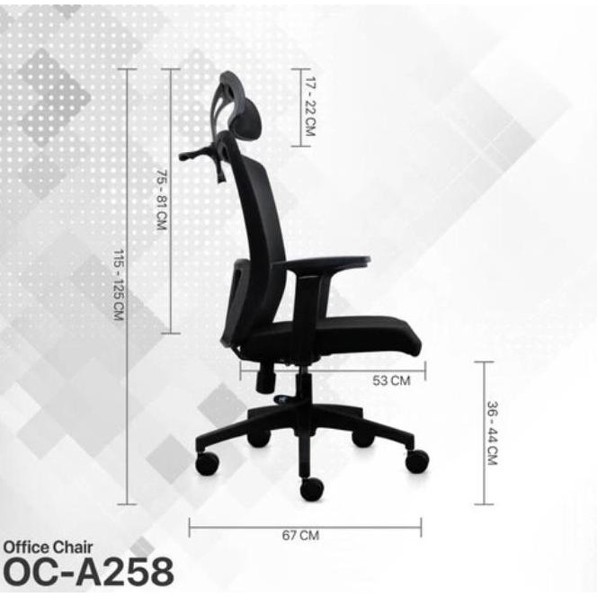 Jual New Product - Fantech Oca258 Oca-258 Office Chair Kursi Kantor ...