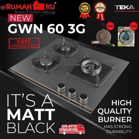 Jual Kompor Gas Tanam Teka GWN LUX 60 3G AI AL TR Built-In Gass Hob ...