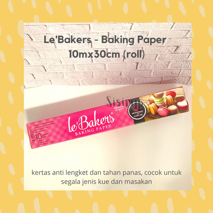 Jual 30 CM LeBakers / Le Bakers 30 cm x 10 M / Kertas Roti / Baking ...