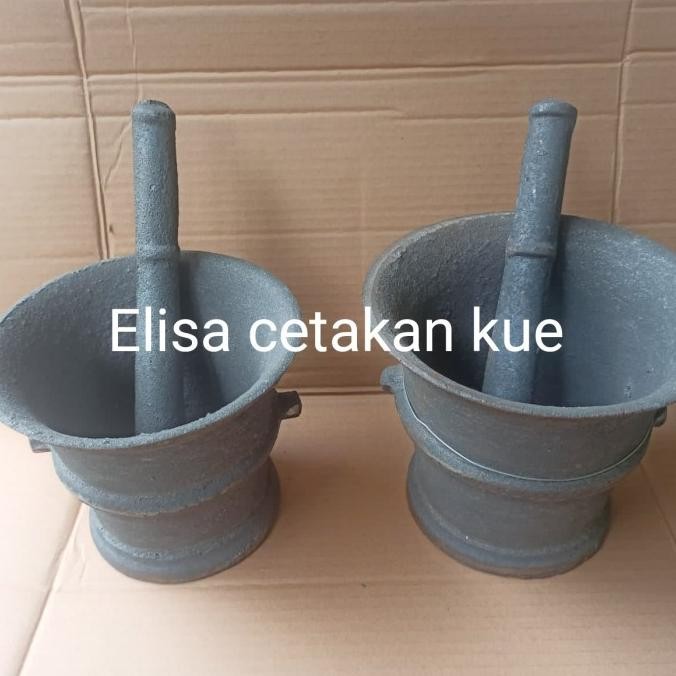 Jual LUMPANG BESI UNTUK TUMBUK BUMBU JAMU DLL. UKURAN KECIL | Shopee ...