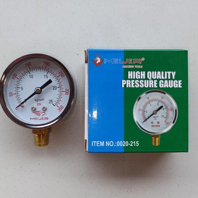 Jual Promo MANOMETER 2,5" MEIJER PRESSURE GAUGE ALAT UKUR TEKANAN ANGIN ...