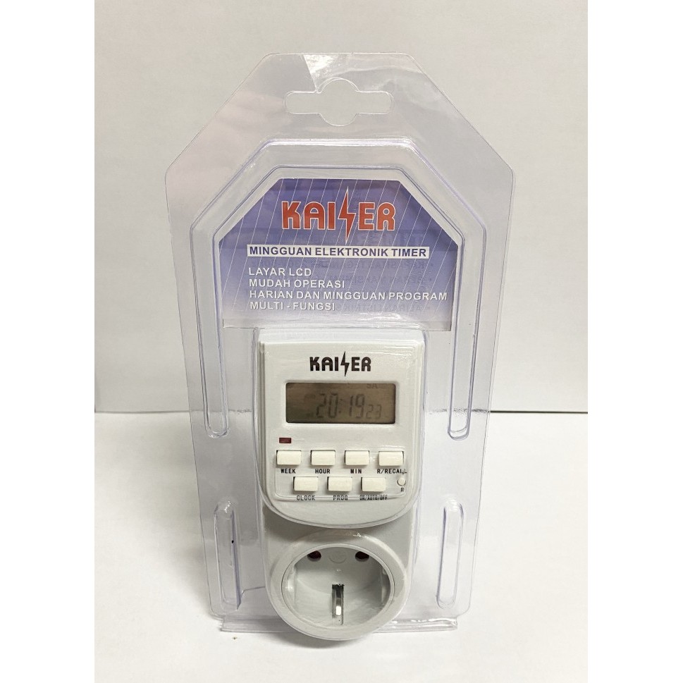 Jual STOP KONTAK TIMER DIGITAL KAISER | Shopee Indonesia