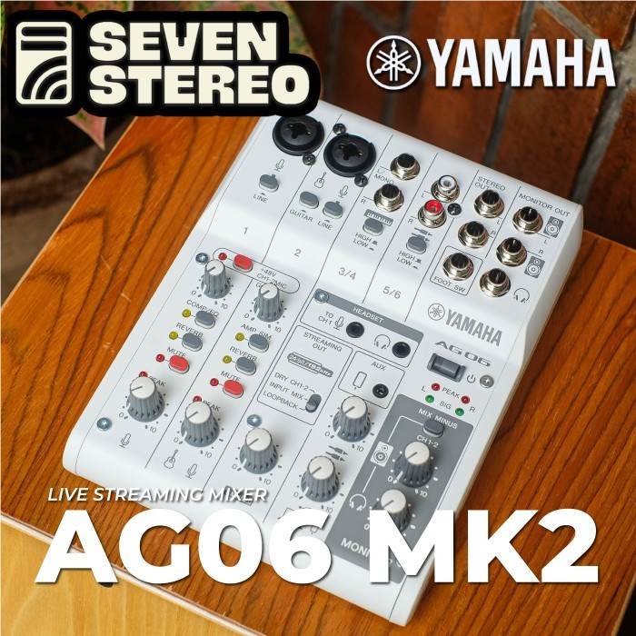 Jual Yamaha AG06 MK2 Mixer Live Streaming - USB Audio Interface ...