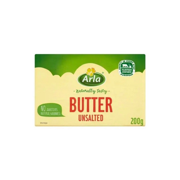 Jual ARLA BUTTER UNSALTED 200GR | Shopee Indonesia