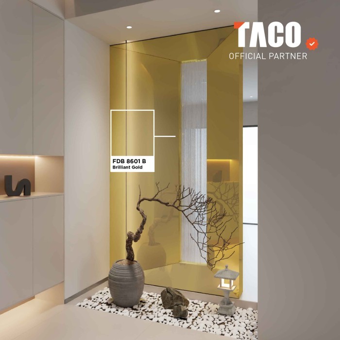 Jual TACO Fideco 2D Wall Panel Mirror Series Tebal 8mm Ukuran 122cm x ...