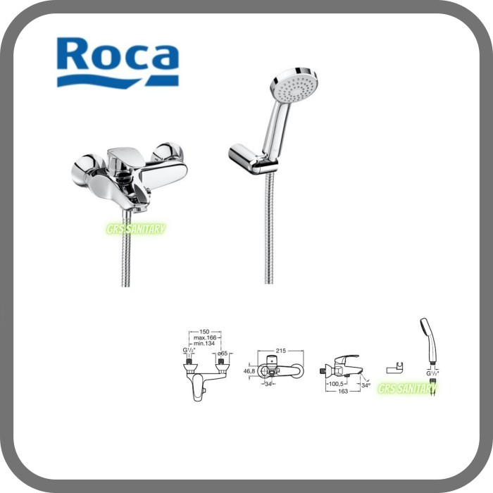 Jual Jual [READY] Roca Monodin-N Shower mixer w/ Hand Shower | Shopee ...