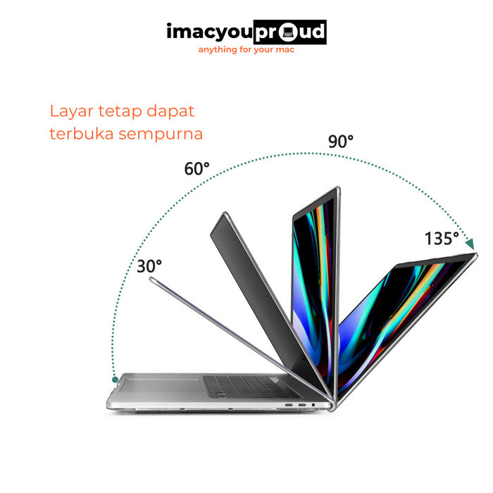 Jual Macbook Case Clear Bening Transparan New Air Pro 13 14 2022 2023 ...