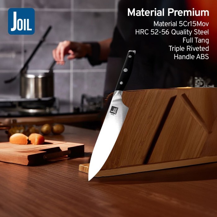 Jual Pisau Dapur Chef Knife Size Medium 6 Inch Professional - Joil Ng8 ...