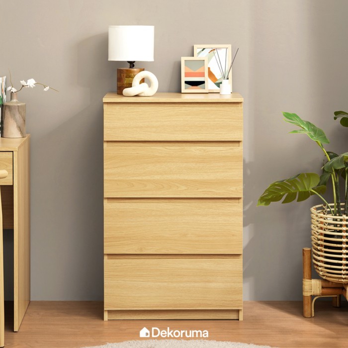Jual MOKU LEMARI LACI KAYU OLAHAN - DRAWER 4 SUSUN | Shopee Indonesia
