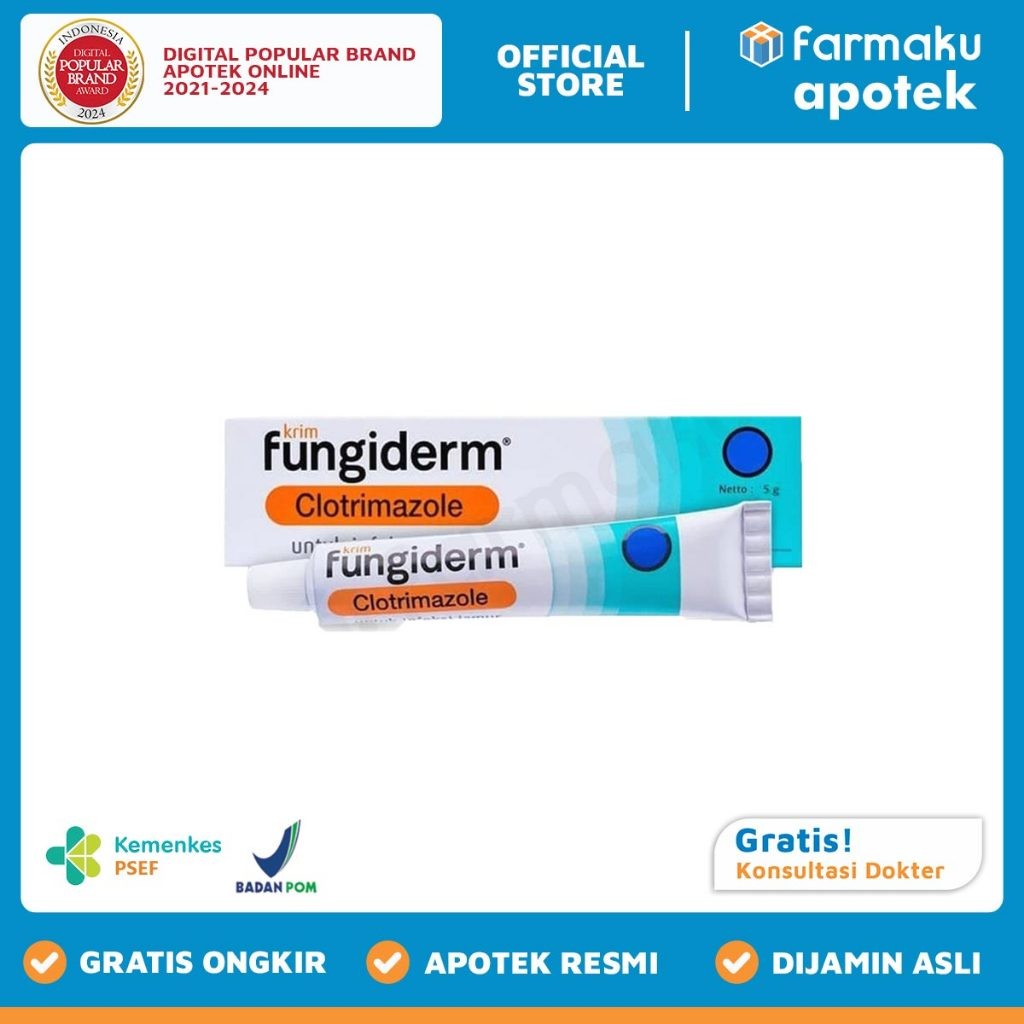 Jual Fungiderm 1% Cream 5 gr - BYM | Shopee Indonesia