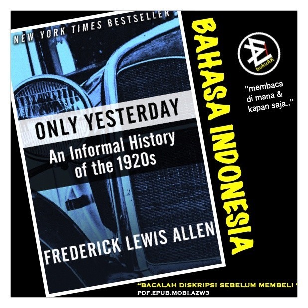 Jual Buku Only Yesterday - Frederick Lewis Allen | Shopee Indonesia