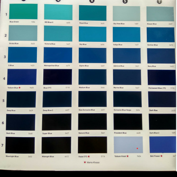 Jual CAT DUCO TOP COLOR INDIGO BLUE 222-1407 1LT | Shopee Indonesia