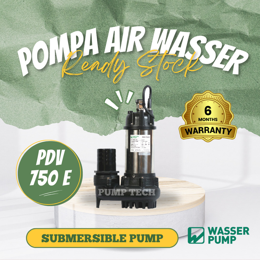 Jual Wasser PDV 750 E Pompa Celup Air Kotor Non Otomatis SUBMERSIBLE ...