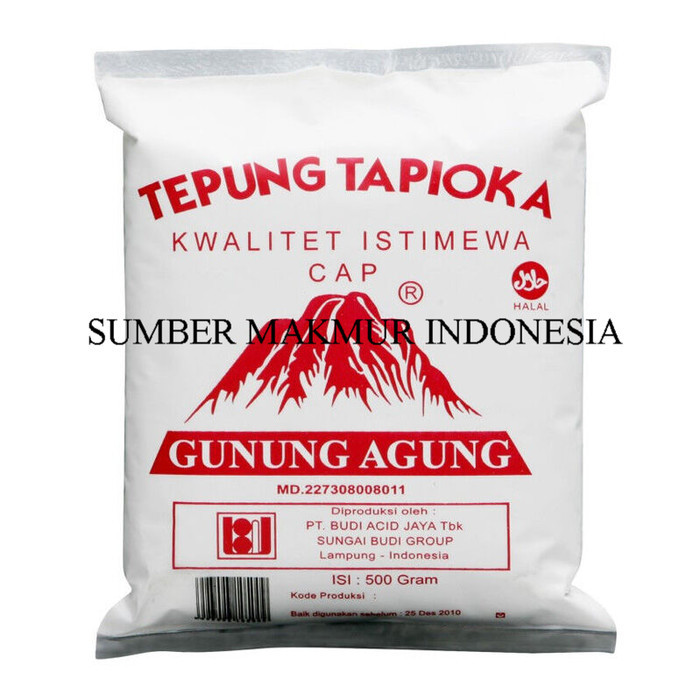 Jual TEPUNG TAPIOKA CAP GUNUNG AGUNG 500 GRAM | Shopee Indonesia