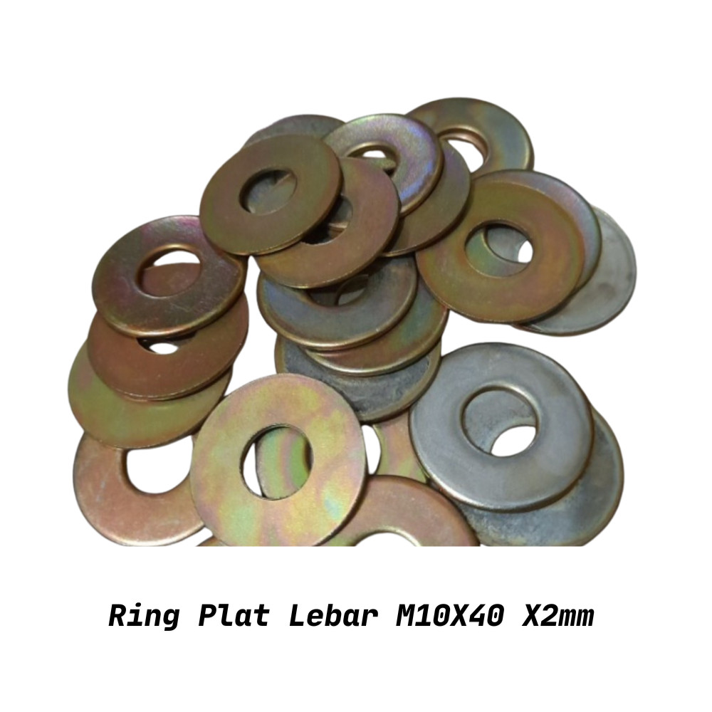 Jual Ring Kuning Plat Lebar M10X40 X2mm | Shopee Indonesia