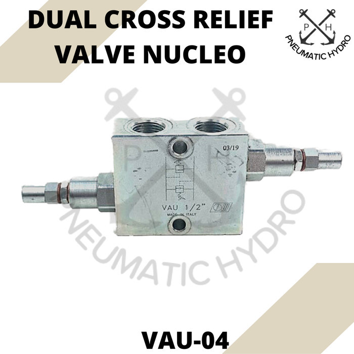 Jual Dual Cross Relief Valve Nucleo Vau-04 Drat 1/2Inch | Shopee Indonesia