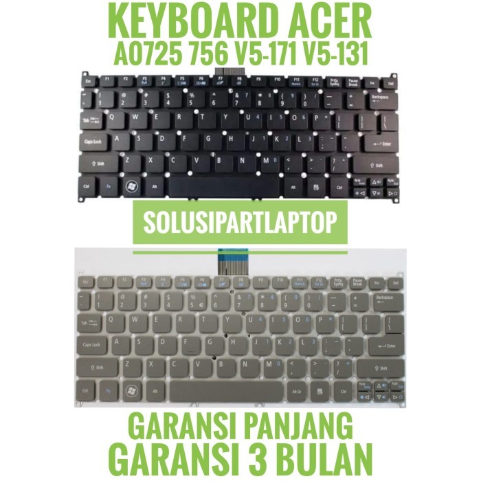 Jual Terlaris Keyboard Acer V5-171 V5-121 V5-123 V5-131 Ao 756 Ao 725 ...