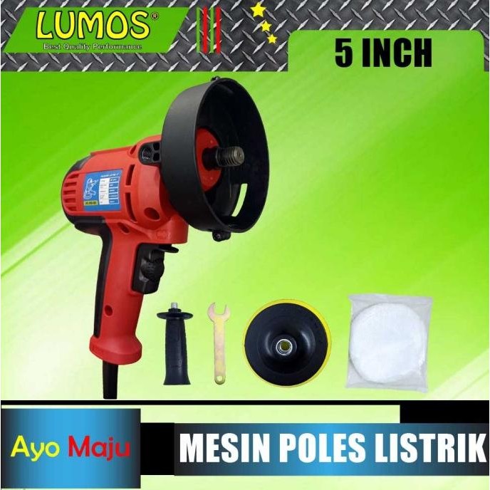 Jual Mesin Poles 5" Listrik Polisher Machine Alat Poles Mobil Motor 5 Inch Original Dan ...