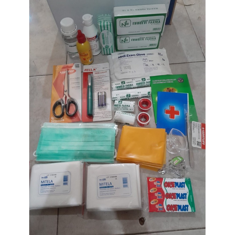Jual Isi Kotak P3K Type A B dan C / Refil Isi P3K | Shopee Indonesia