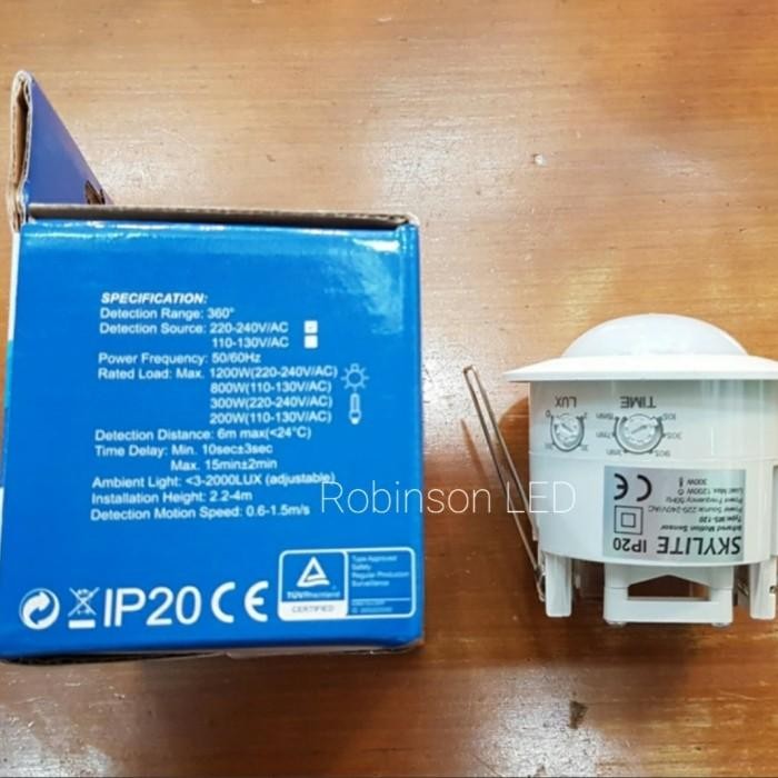 Jual INFRARED MOTION SENSOR - SENSOR GERAK BUAT LAMPU MODEL PLAFON ...