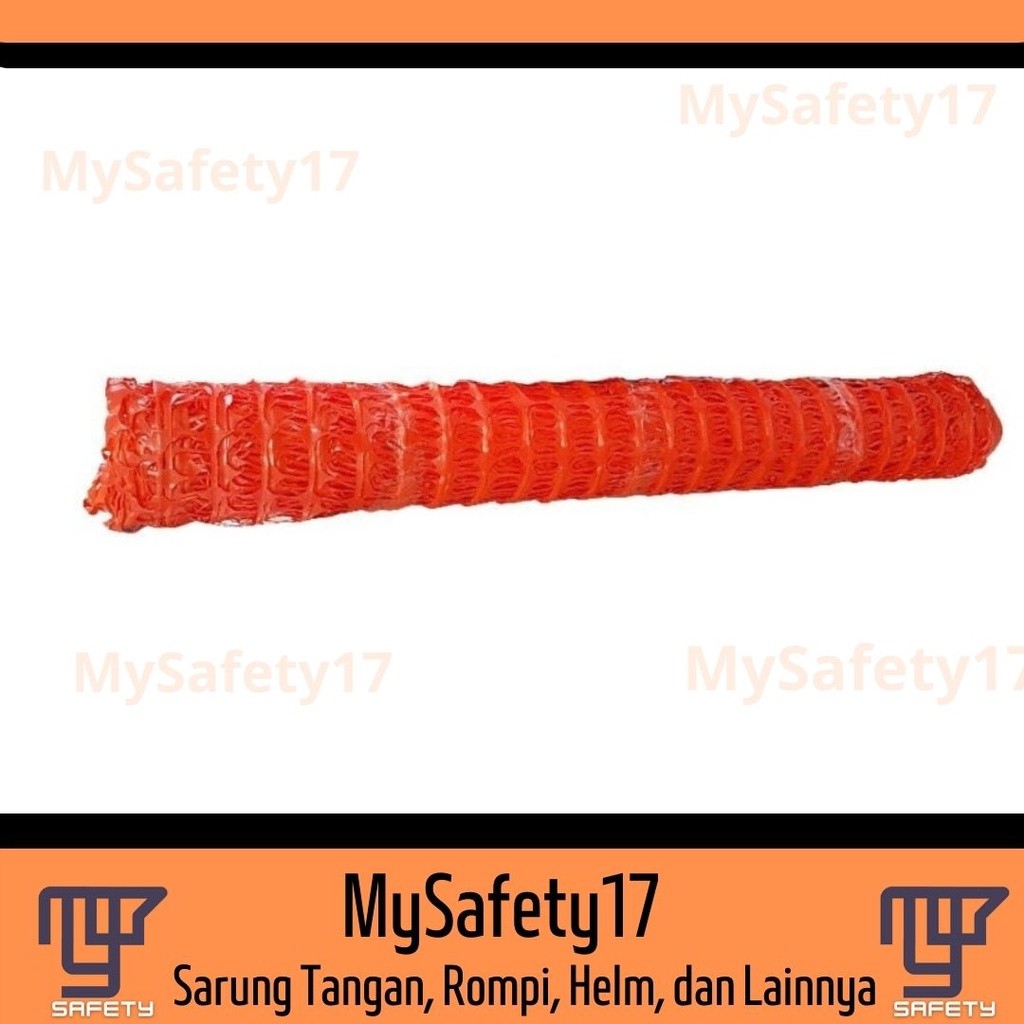 Jual Barricade Mesh Safety Net Plastic Orange - Jaring Pengaman Serba ...