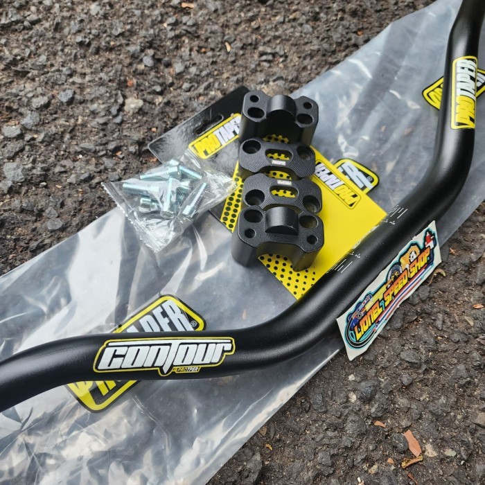 Jual STANG FATBAR PROTAPER CONTOUR LEBAR 80CM PLUS RAISER KLX XABRE X ...