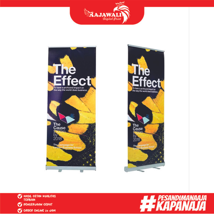 Jual ROLL UP BANNER STANDING BANNER UKURAN 60X160 CM | Shopee Indonesia