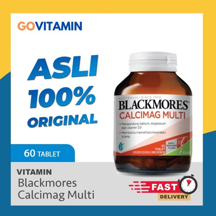 Jual Blackmores Calcimag Multi - 60 Tablet Calcium Magnesium BPOM KALBE | Shopee Indonesia