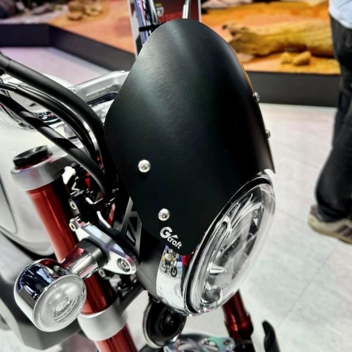 Jual Gcraft Alu Meter Visor Windshield Fly Screen Honda Monkey 125 Dax ...