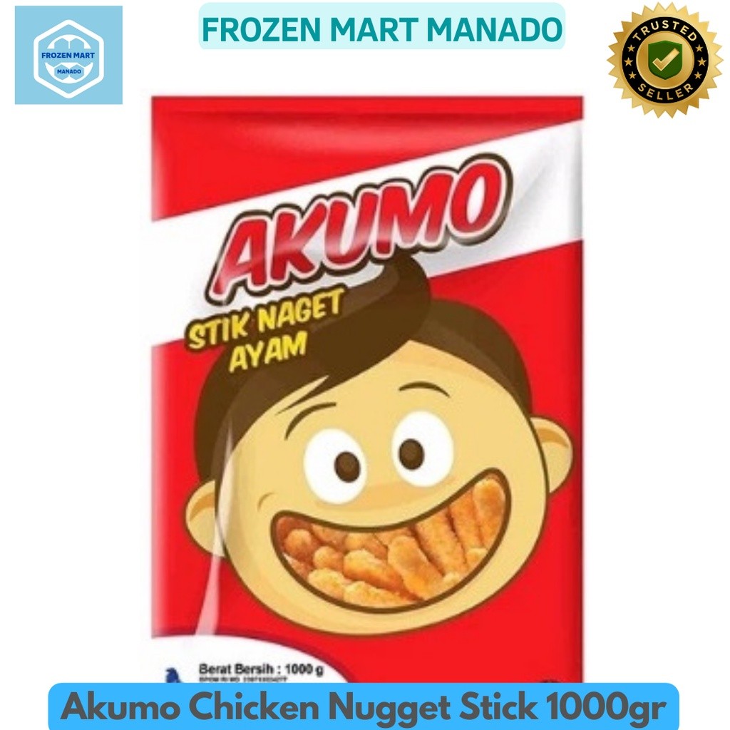 Jual Akumo Chicken Nugget Stick 1000gr - Frozen Mart Manado (Frozen ...